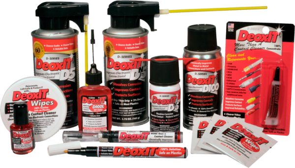 Contact Cleaners - Removes Corrosion & Oxidisation - Lubricants