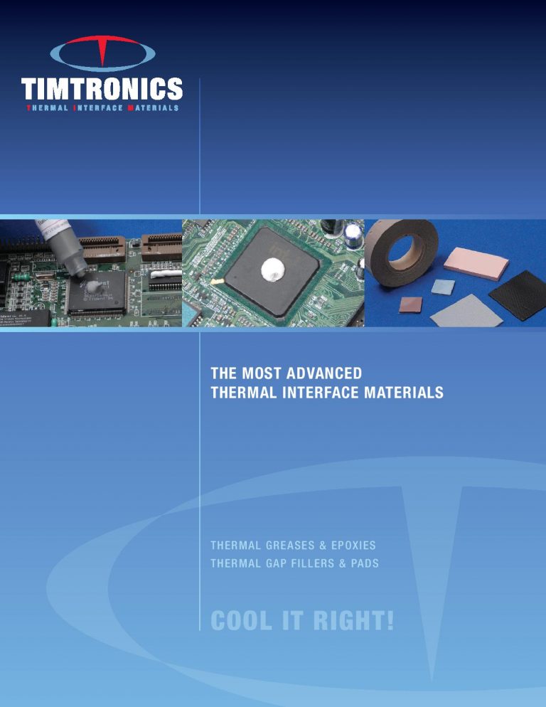 Thermal Management Compounds - Thermal Adhesive & Grease- Thermal Pad & Gap Fillers